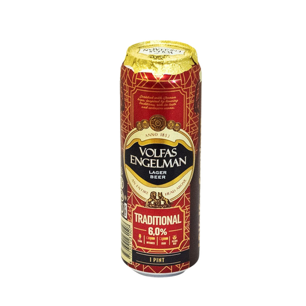 Beer Traditional Volfas Engelman 6.0% Alc. 568ml | Rodyna Shop