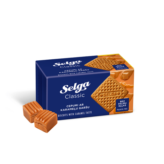 Caramel Biscuits Selga 180g | Rodyna Shop
