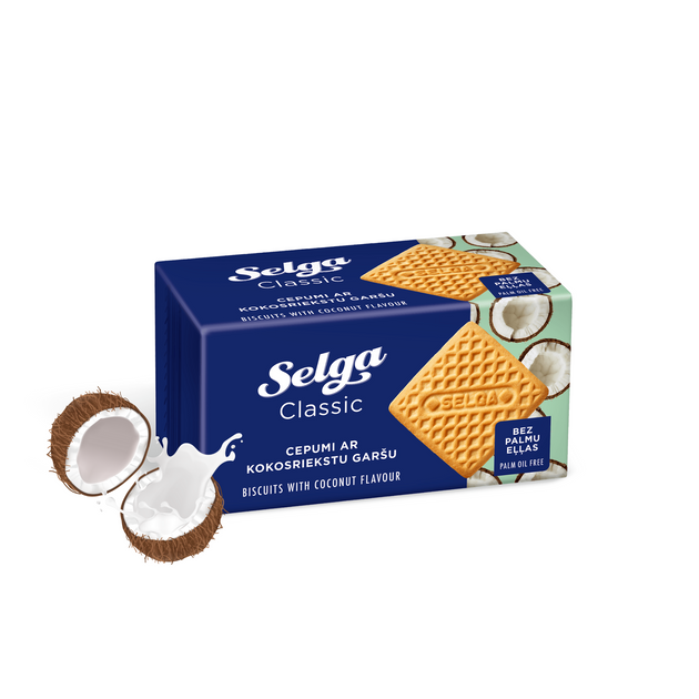 Coconut Biscuits Selga 180g | Rodyna Shop