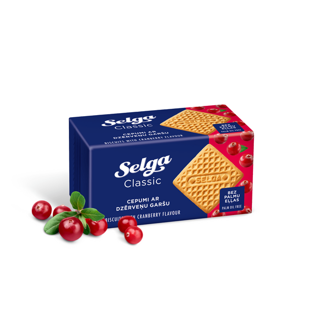 Cranberry Biscuits Selga 180g | Rodyna Shop