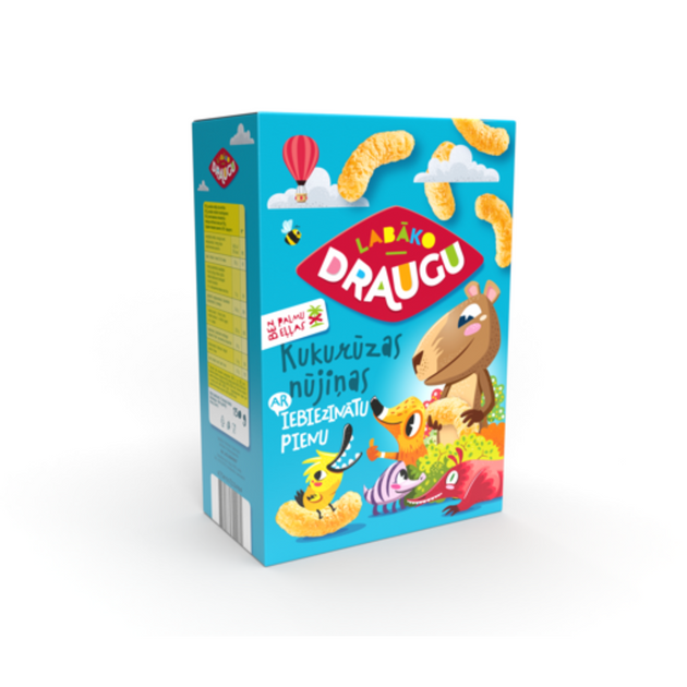 Condensed Milk Corn Sticks Draugu Valdo 150g | Rodyna Shop