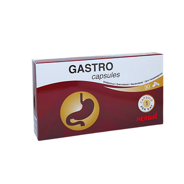 Gastro 30 Capsules Herbin | Rodyna Shop