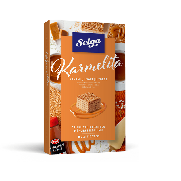 Karmelita Wafer Cake Selga 350g | Rodyna Shop