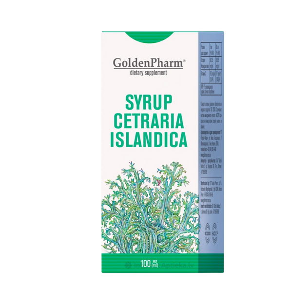 Syrup Cetraria Islandica Golden Pharm 100ml | Rodyna Shop