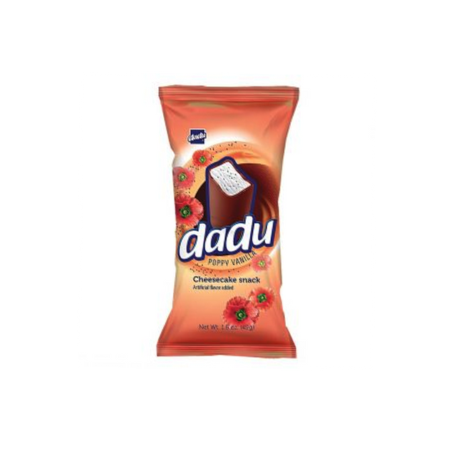 Vanilla Curd Cheese Bar Poppy Seeds Dadu 45g | Rodyna Shop